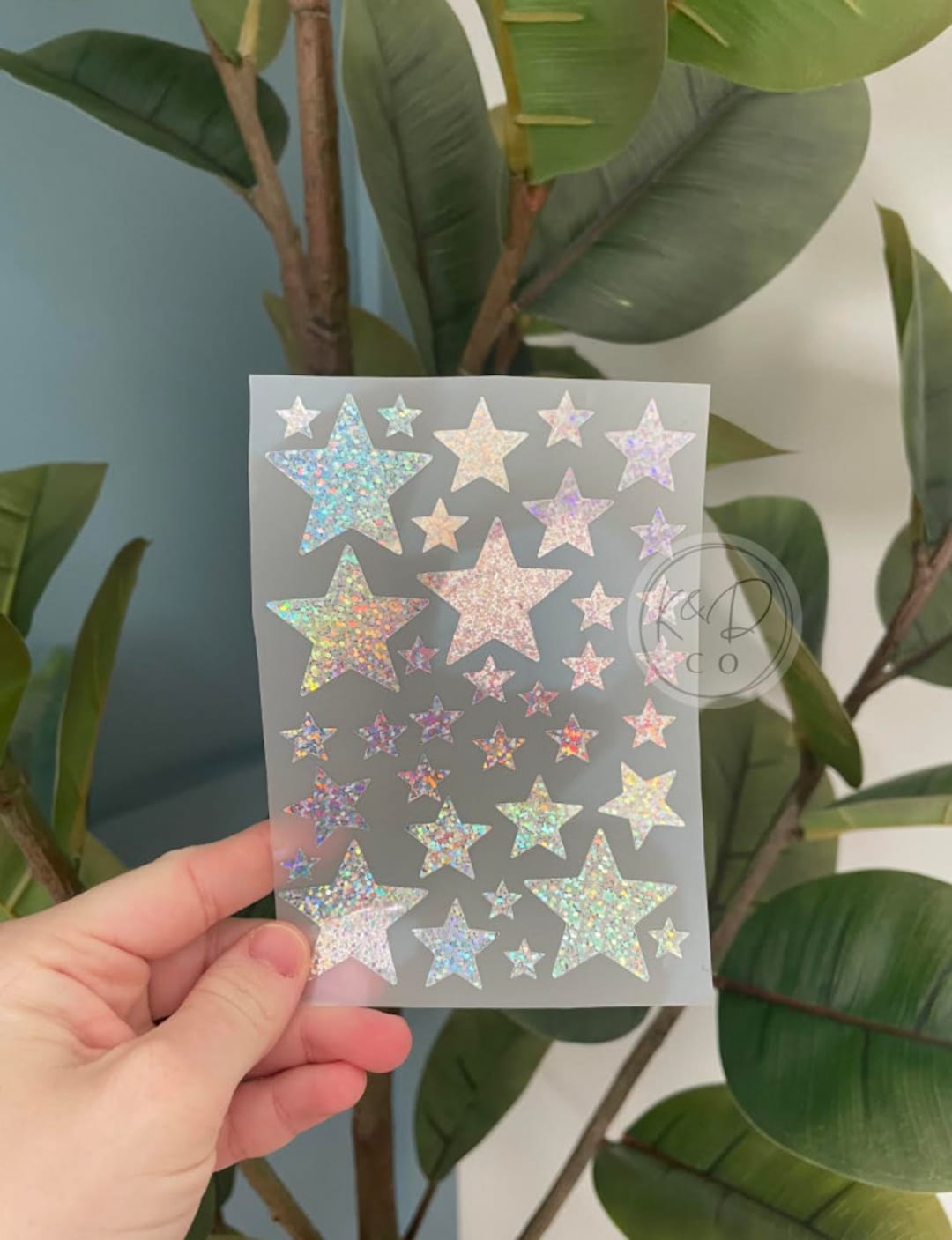 Holographic Stars Vinyl Decals, Car Truck Window Decal Sticker Mailbox ...