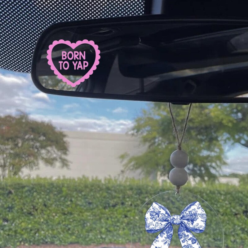 Preppy Car Decal - Etsy
