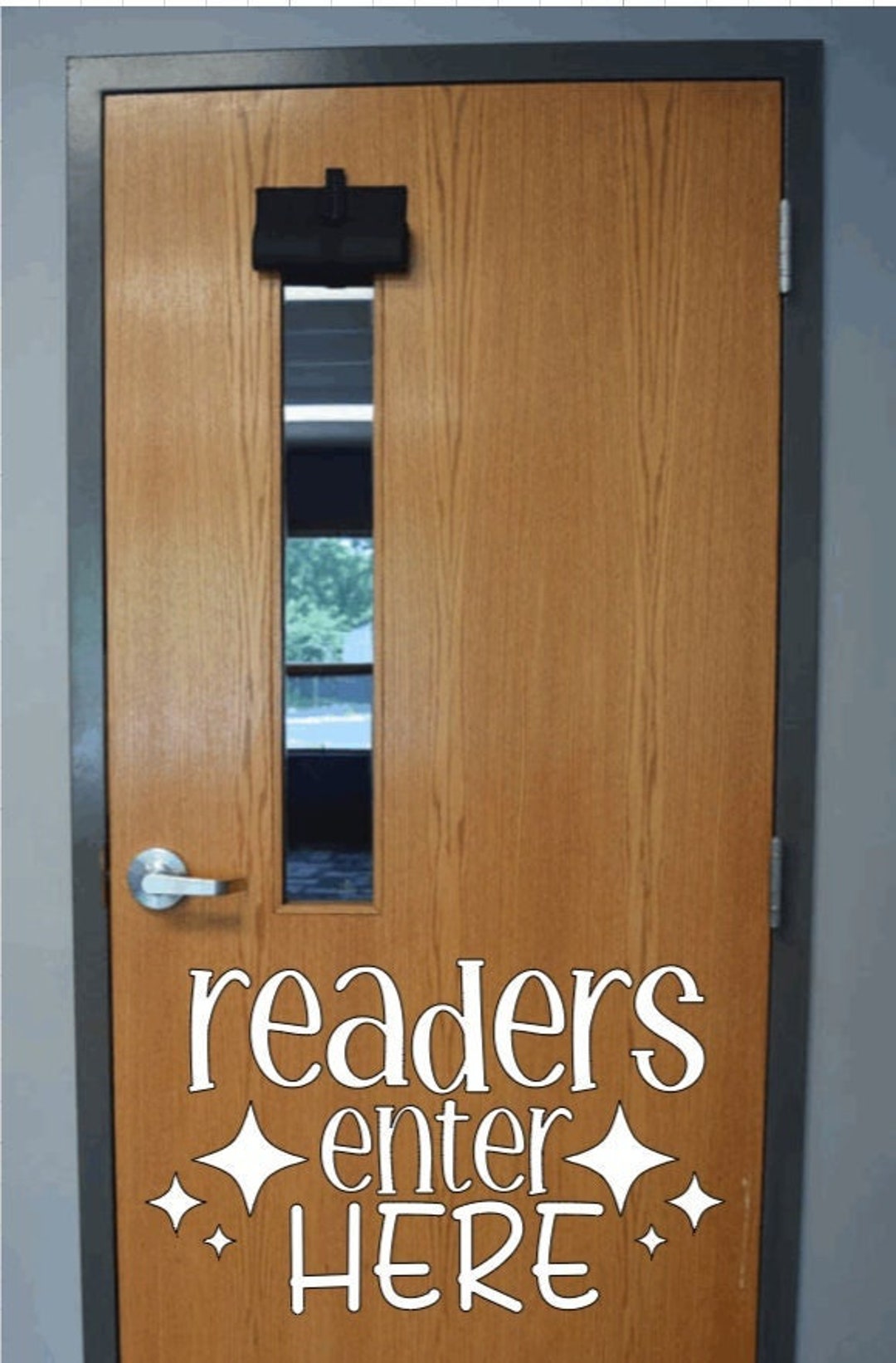 Readers Enter Here Decal for Door Reading Wall Decal Wall of - Etsy