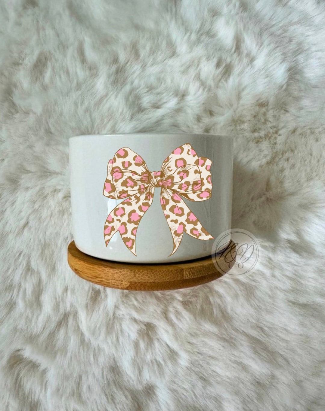 Coquette Bow Cheetah Planter Pot, Herb Garden Planter, Room Decor Dorm ...