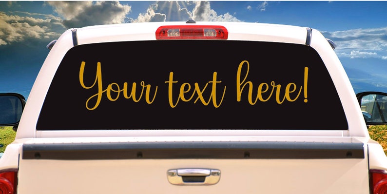 Large Vinyl Decals, Big Custom Jumbo 50 Inch 30 Inch Decal 40 Inch Huge ...