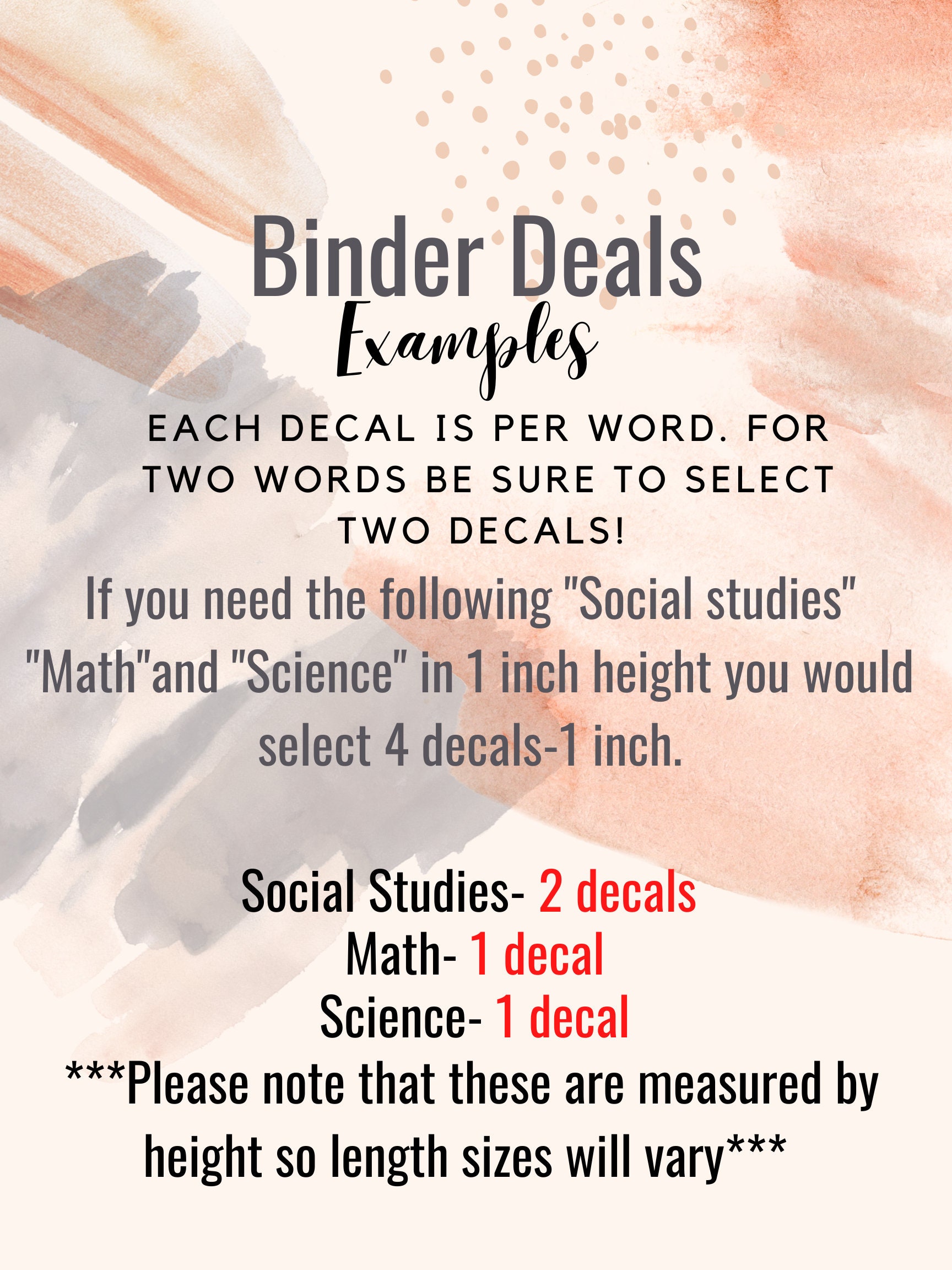 Binder Labels Binder Decals Binder Vinyl Stickersclass - Etsy