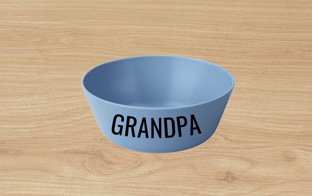 Plastic Custom Bowl Personalized, Snack Bowl for Ice Cream Cereal Pasta ...