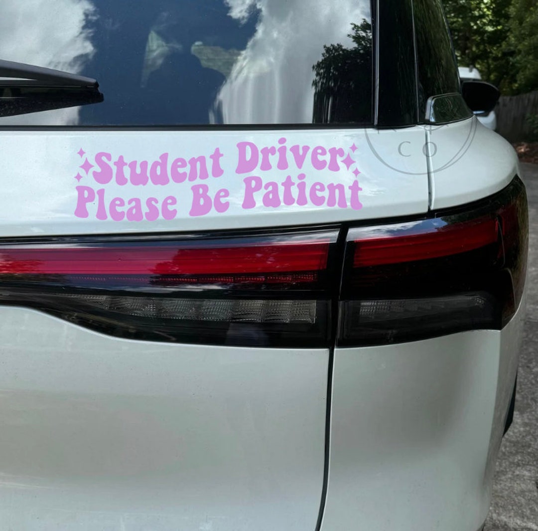 Student Beginner Driver Decal, Beware Driver Decal, Student Teenager ...