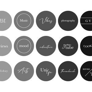 350 Instagram Story Highlight Cover Grey Instagram Highlight Cover ...