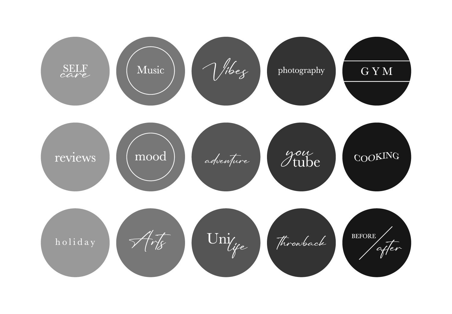 350 Instagram Story Highlight Cover Grey Instagram Highlight Cover ...