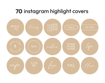 30 Beige Instagram Post Templates for Influencer Editable - Etsy