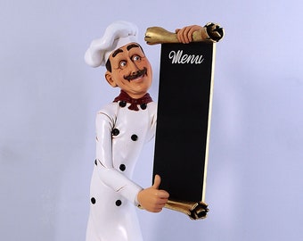 Italian Pizza Man Statue - Etsy