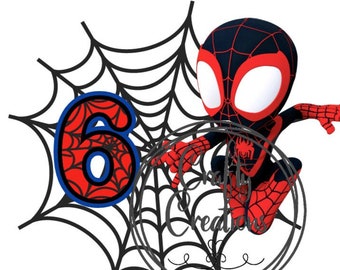 Spidey Inspired Cake Topper, Print at Home, DIY, Last Minute, Party ...
