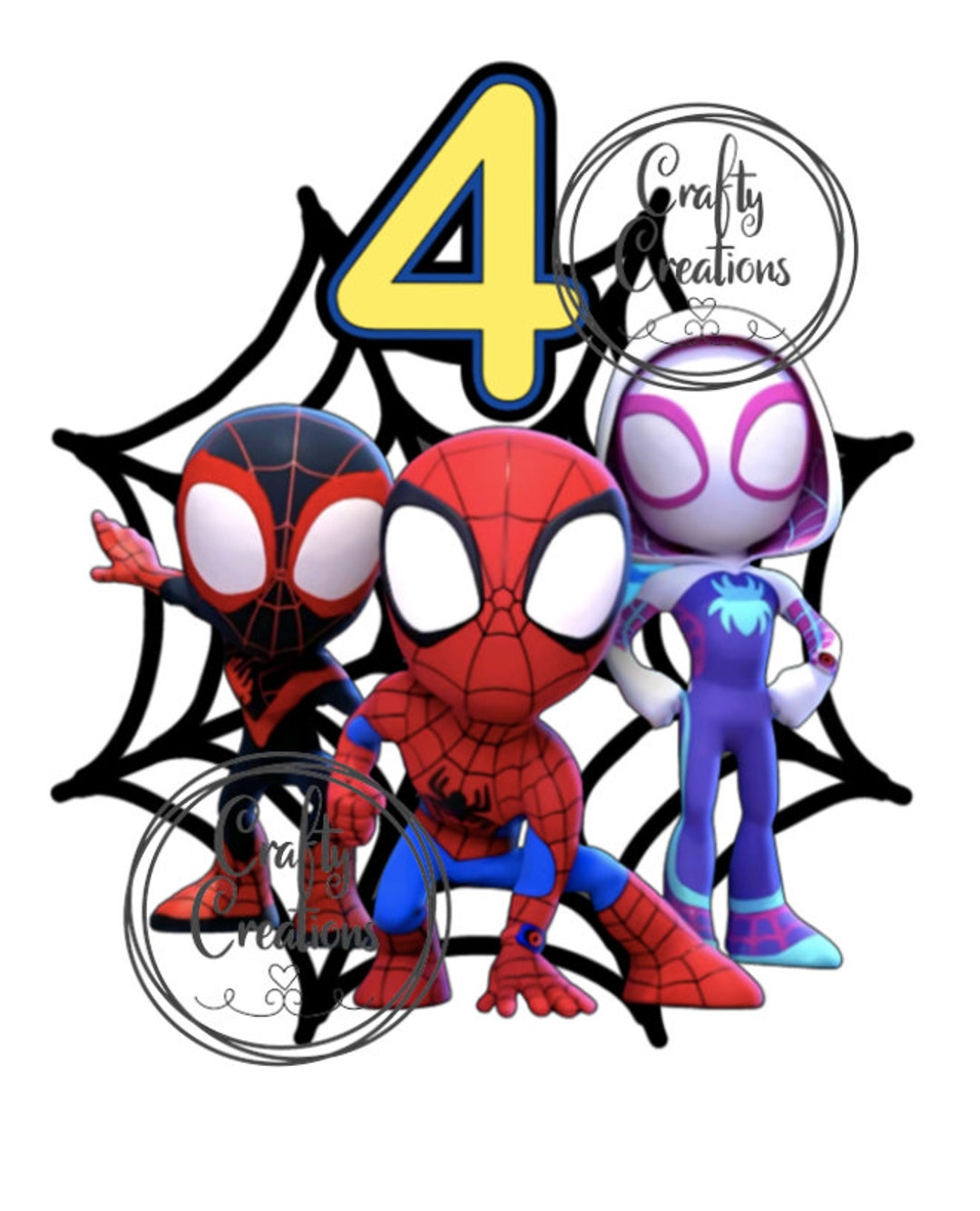 Instant Digital Download Spidey and His Amazing Friends Inspired Cake ...