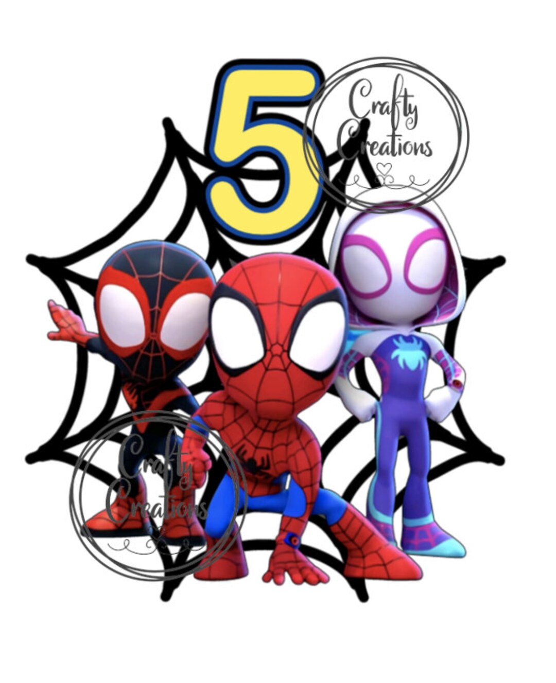 Instant Digital Download Spidey and His Amazing Friends Inspired Cake ...