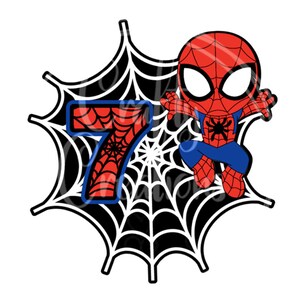 Spidey Inspired Cake Topper, Print at Home, DIY, Last Minute, Party ...
