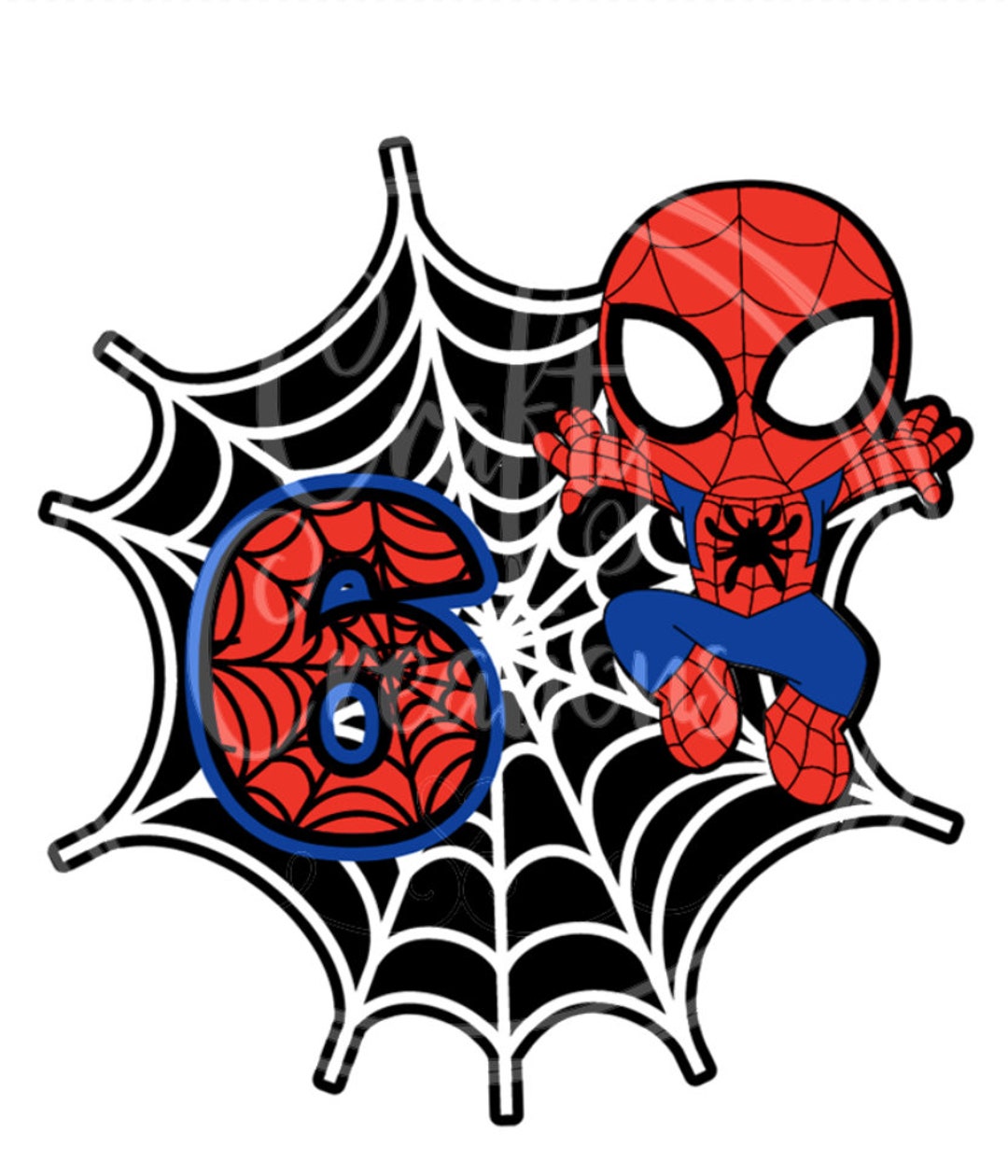 Spidey Inspired Cake Topper, Print at Home, DIY, Last Minute, Party ...