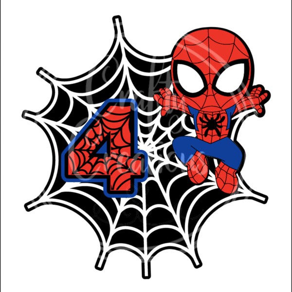Spidey Cake Topper 4 - Etsy