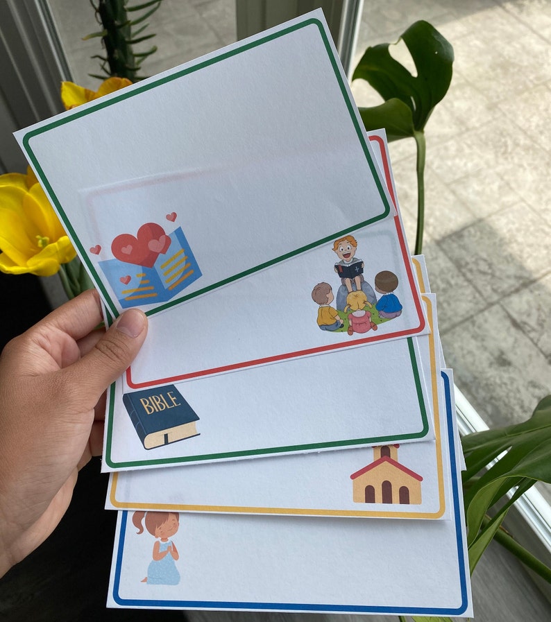 Blank Christian Flash Cards Scratch Paper/blank Flash Cards - Etsy