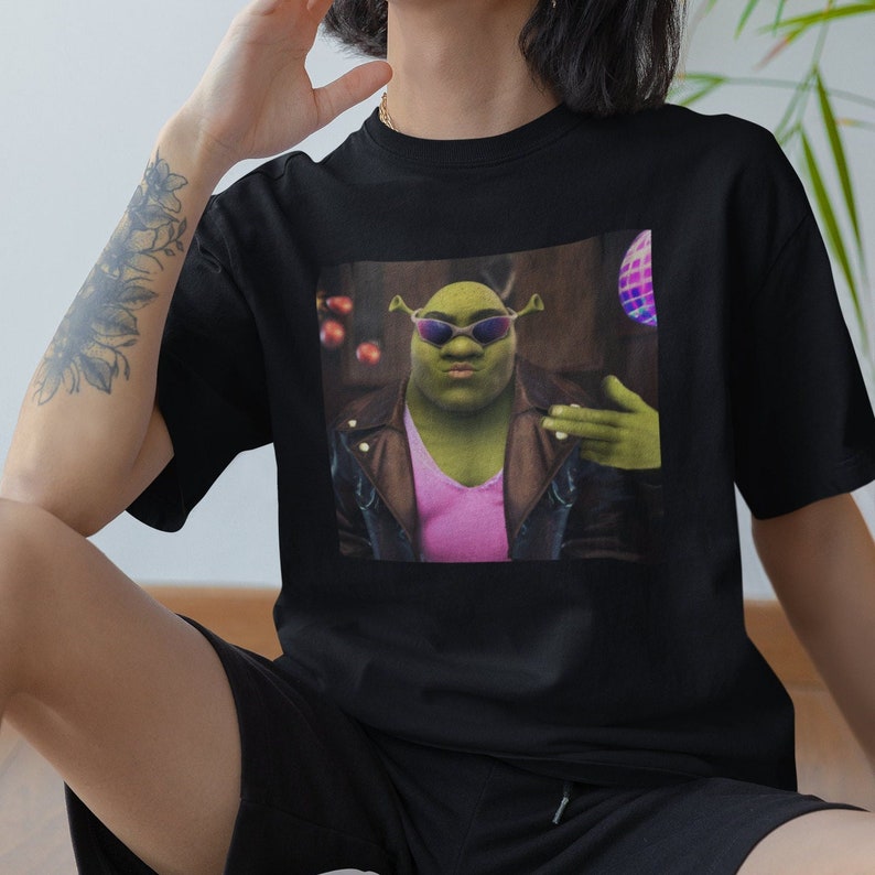 Shrek T-shirt, Shrek in the Club, Direct to Film Print, Unisex, Great ...