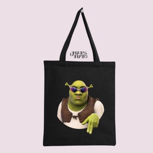 Yassified Shrek Tote Bag, Funny Memes, Unique Gifts for Shrek Fans ...
