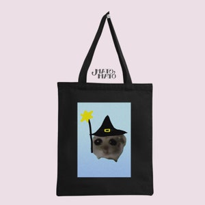Sad Hamster Wizard Meme Tote Bag: Viral Tik Tok Gift - Etsy UK