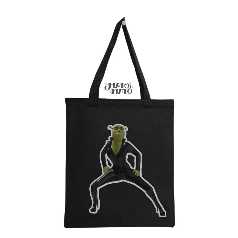 Shrek Tote Bag Tiktok Meme Sturdy Bag With Long Handles - Etsy