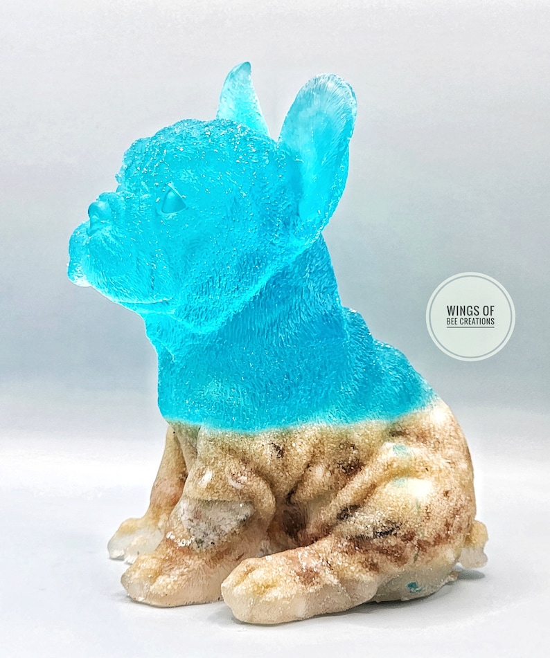 XL Frenchie Statue, Under the Sea Decor, French Bulldog Sculpture,ocean ...