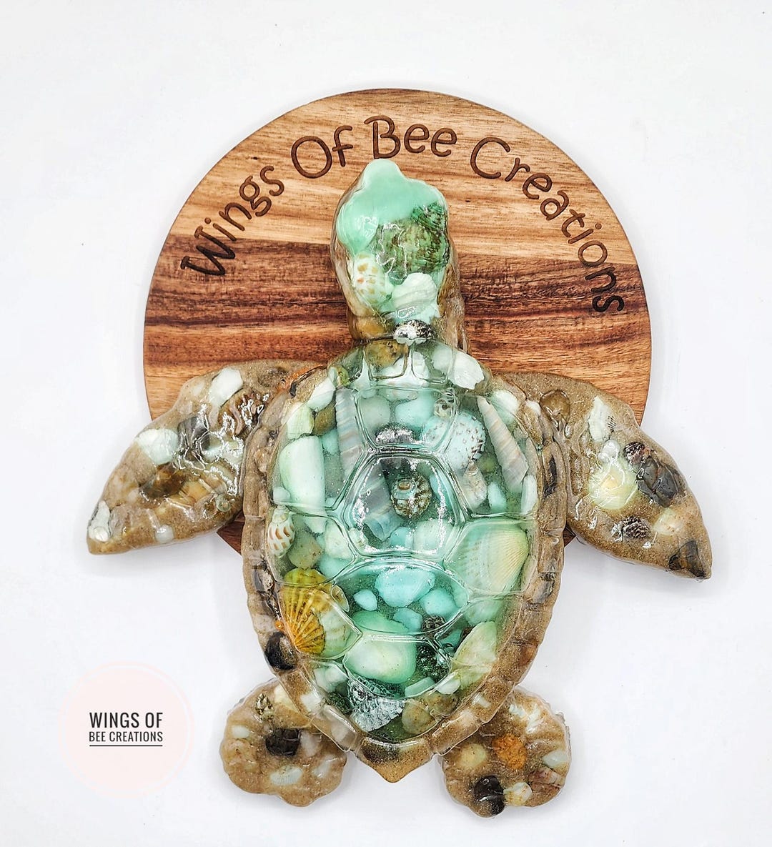 Sea Turtle Sculpture, Large Nautical Decor Lamp, Under the Sea, Ocean ...