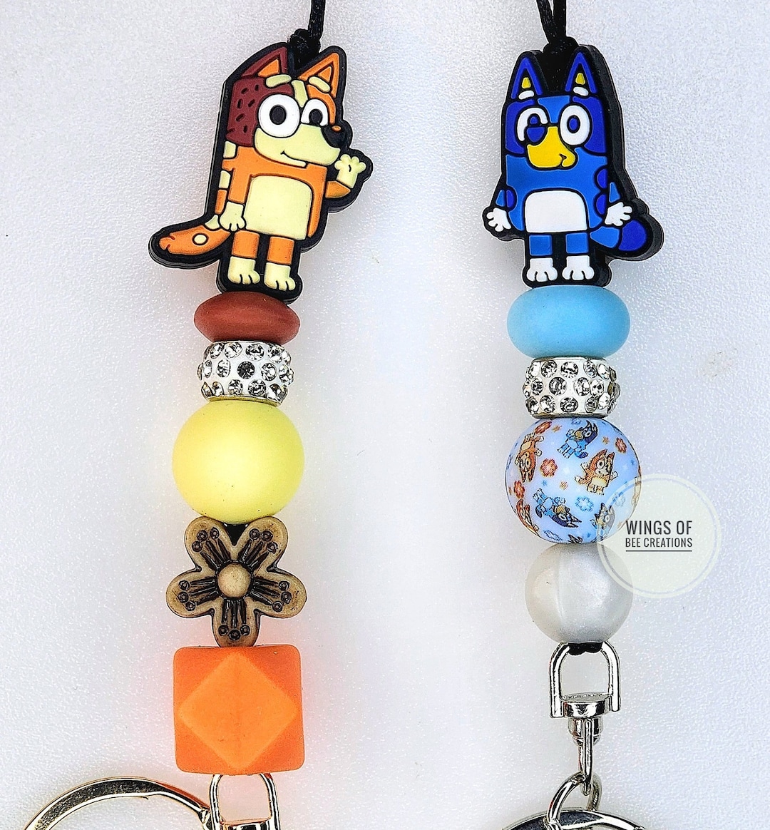 Blue Sister VIP Family Lanyard,id Name Tag Holder,school Fashion,beaded ...