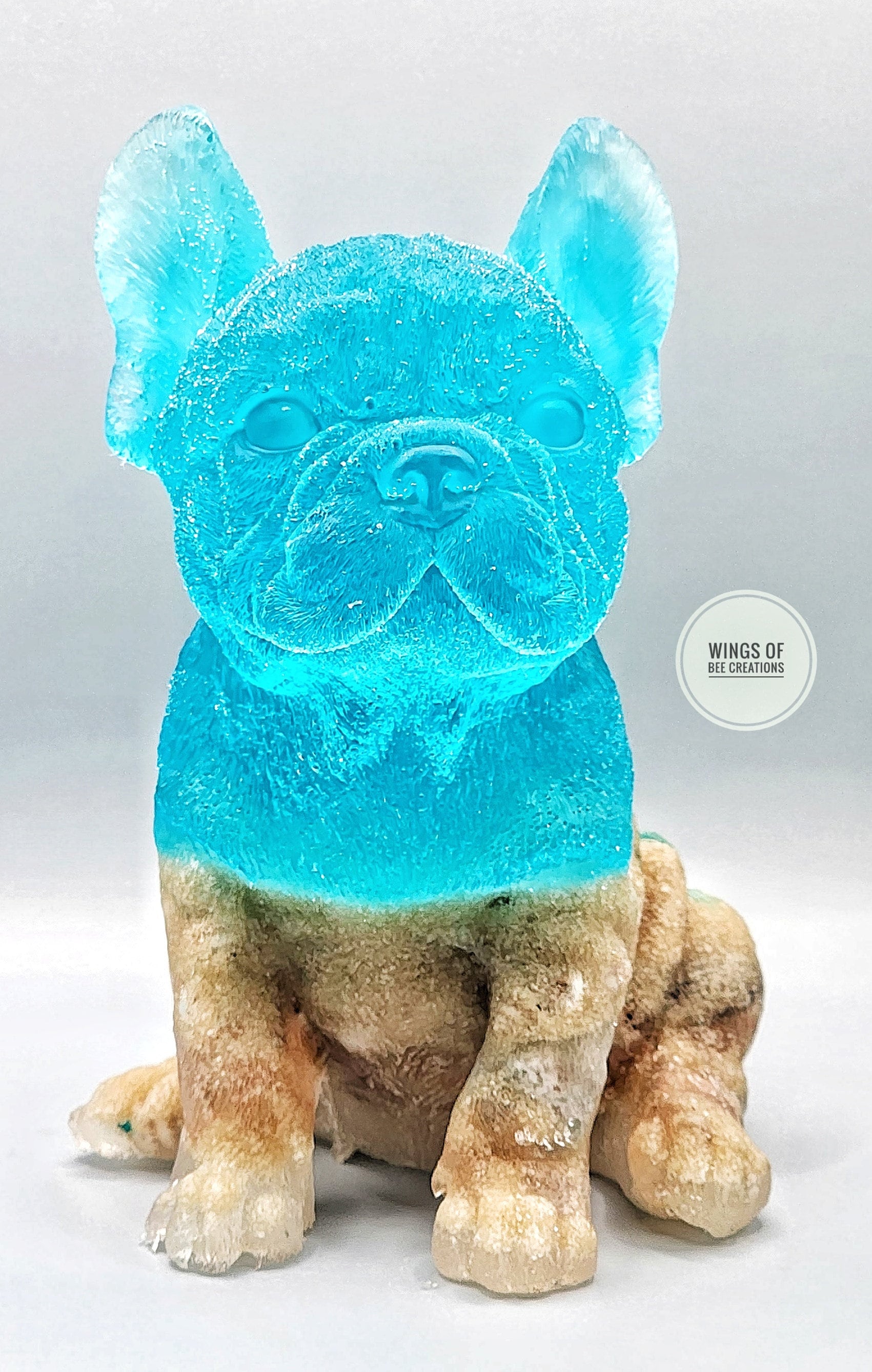 XL Frenchie Statue, Under the Sea Decor, French Bulldog Sculpture,ocean ...