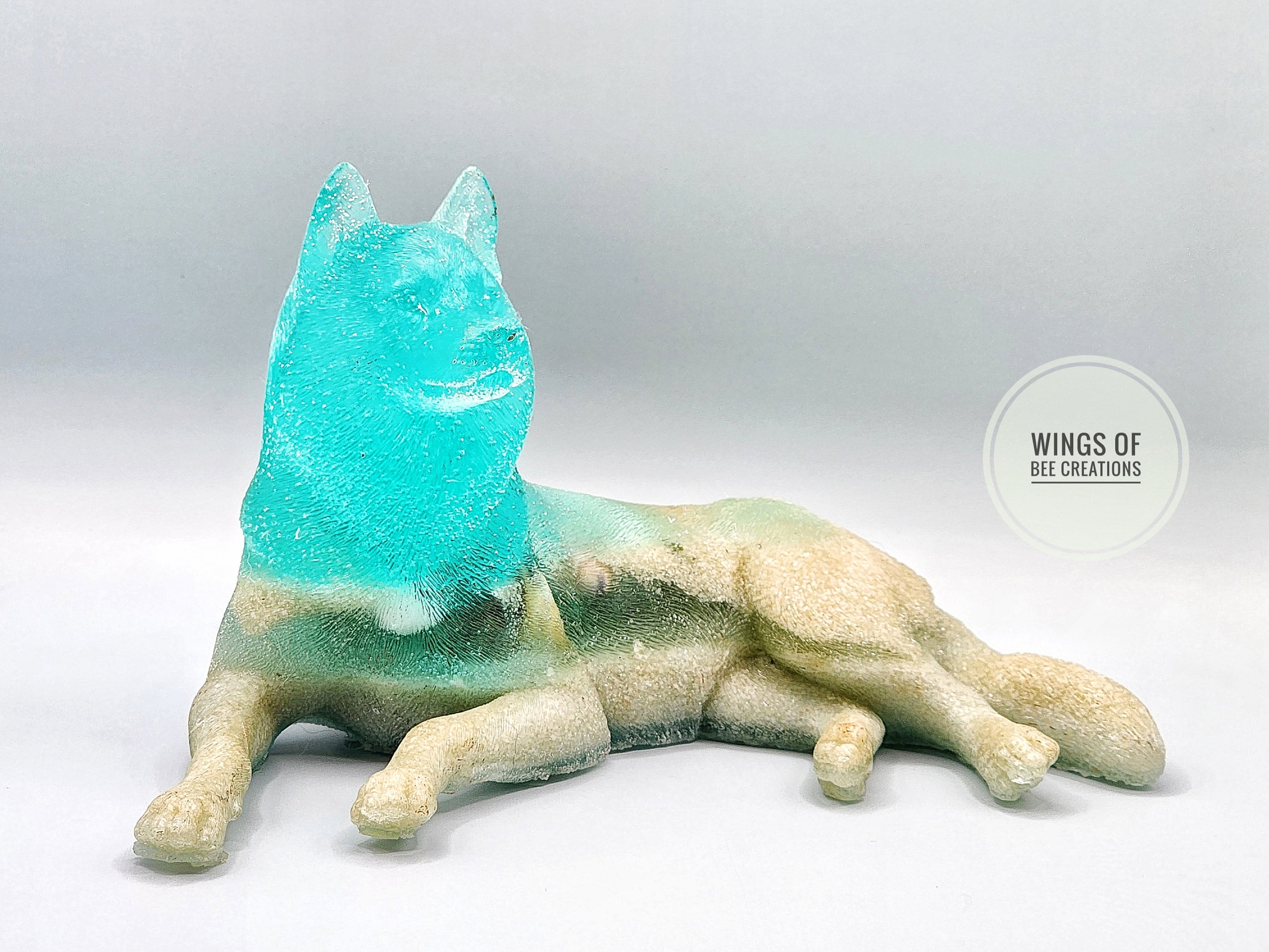 Siberian Husky Figurine Ocean Statue Dog Memorial - Etsy