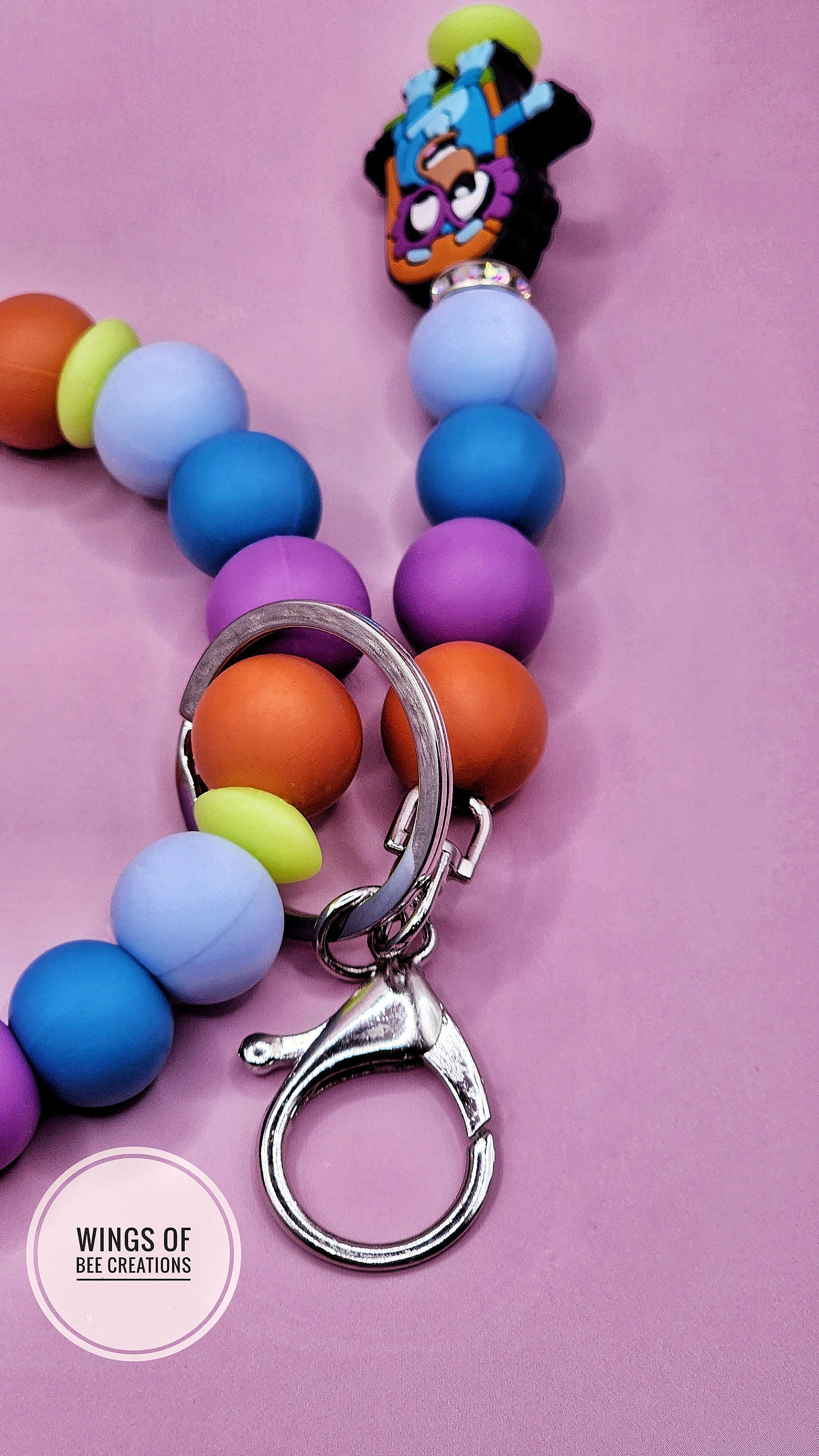 Bluey Grannies Wristlet,character Keychain,handmade Jewelry,rita and ...