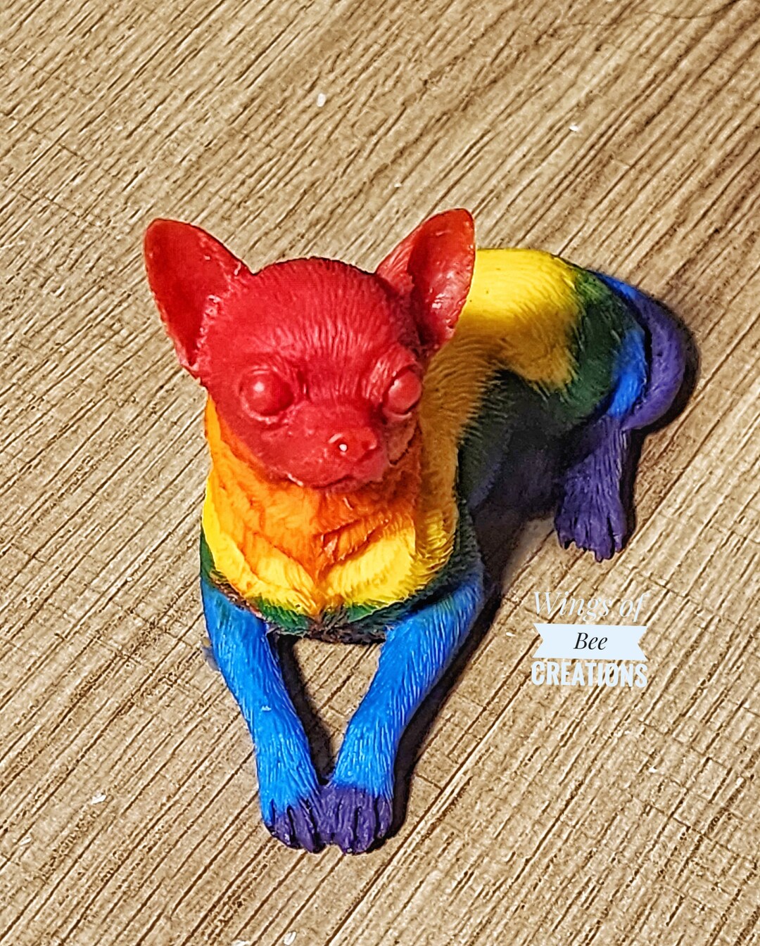Chihuahua Figurine Rainbow Figuredog Memorial Sculpture - Etsy