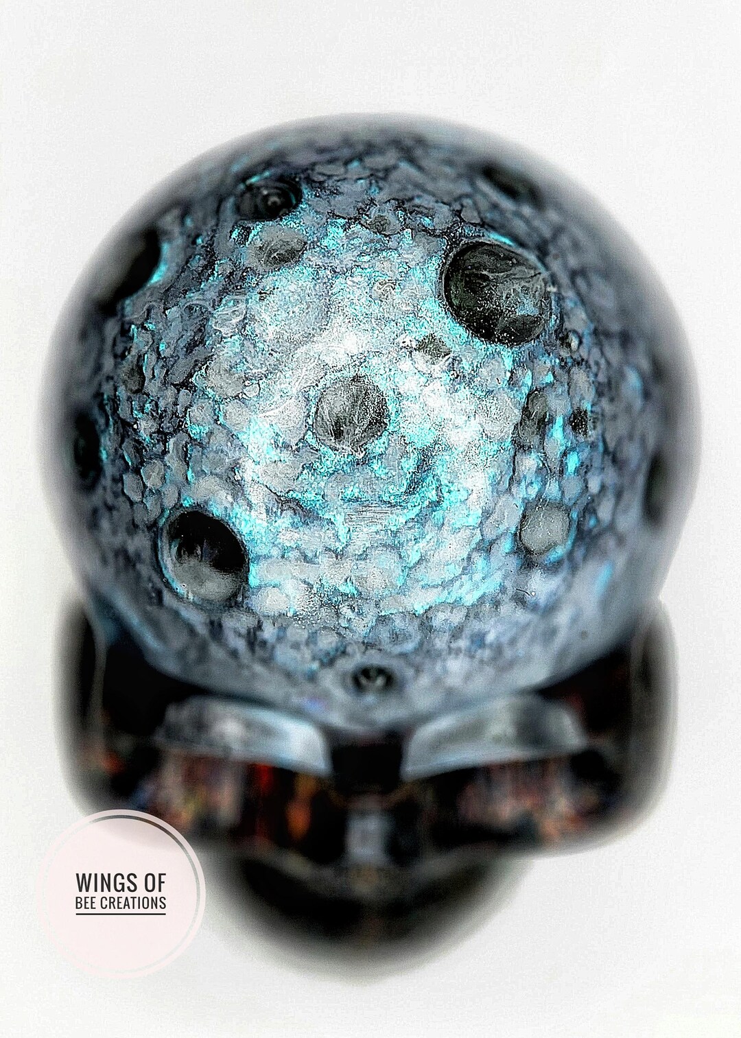 Lunar Skull,moon Decor, Spooky Season,skeleton Figurine, Tabletop Decor ...