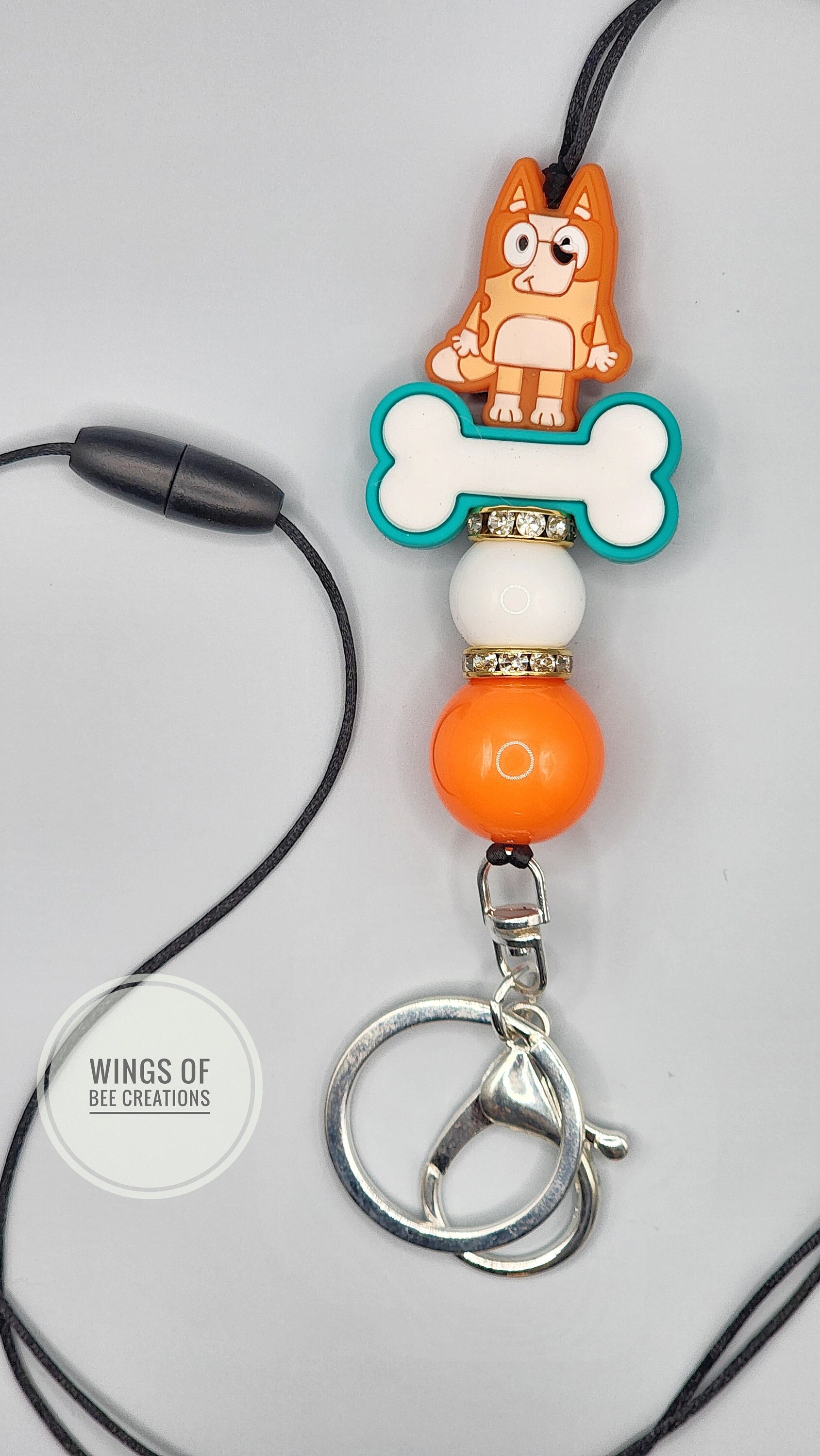 Bluey Bingo VIP Sparkle Lanyard ID Name Tag Holderschool - Etsy