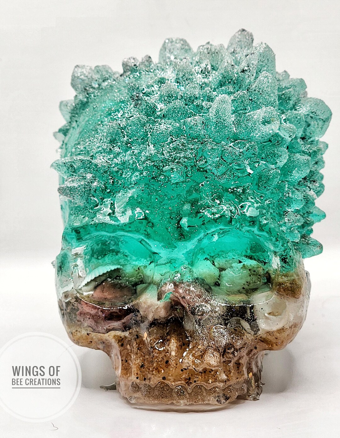 Large Underwater Skull Statue,under the Sea Decor,seascape Sculpture ...