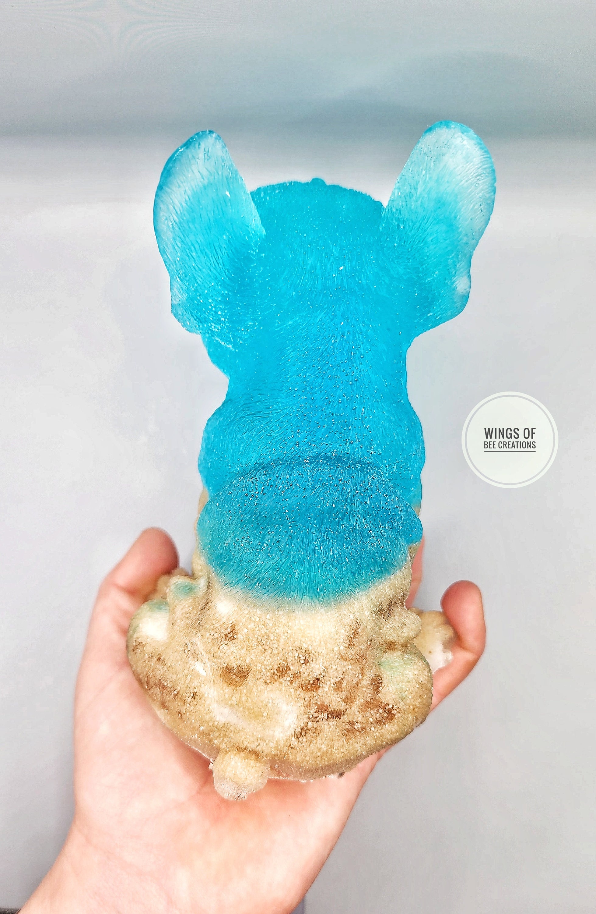 XL Frenchie Statue, Under the Sea Decor, French Bulldog Sculpture,ocean ...