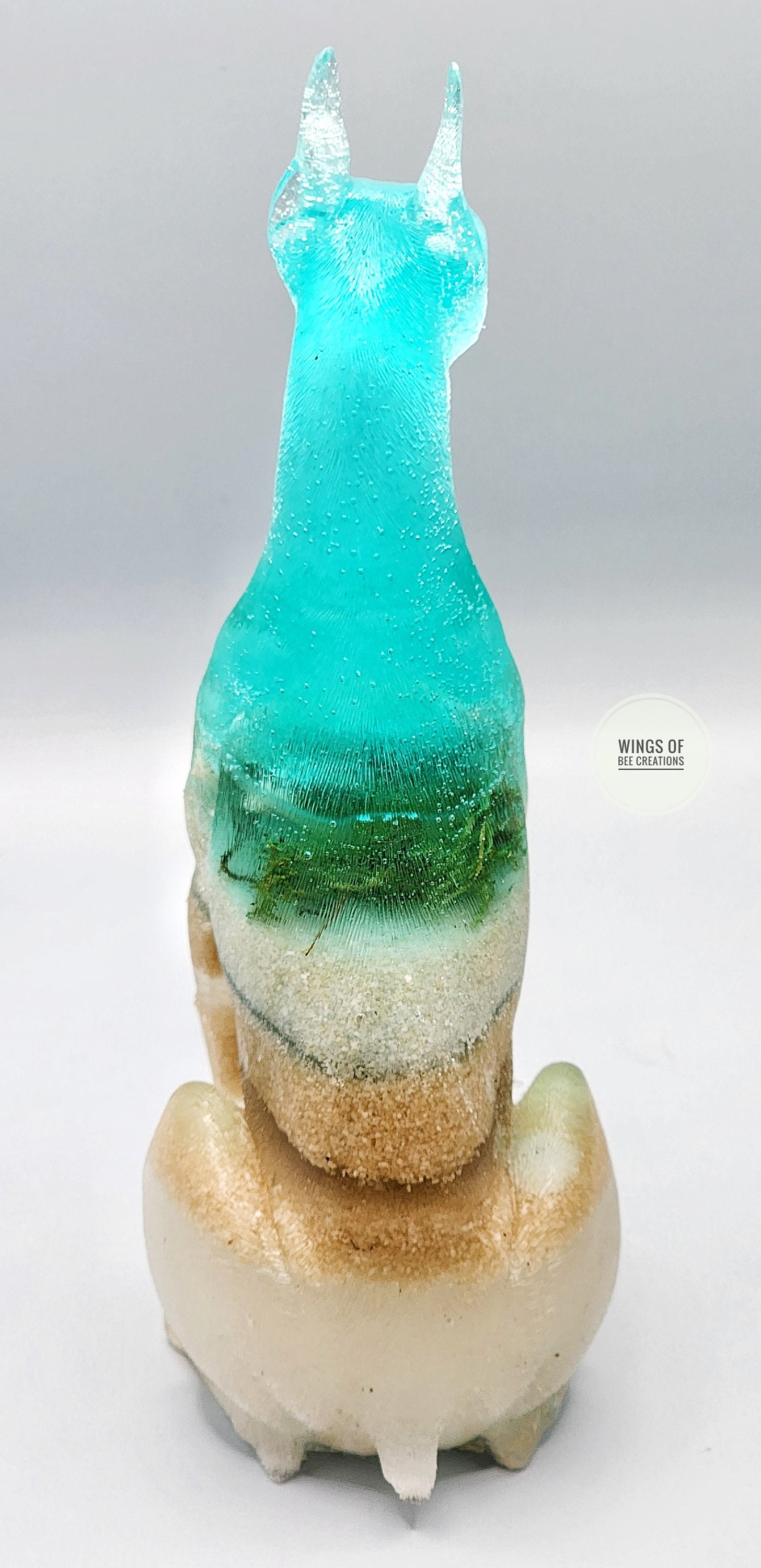 Doberman Pinscher Figurine Ocean Statue, Dog Memorial Sculpture ...