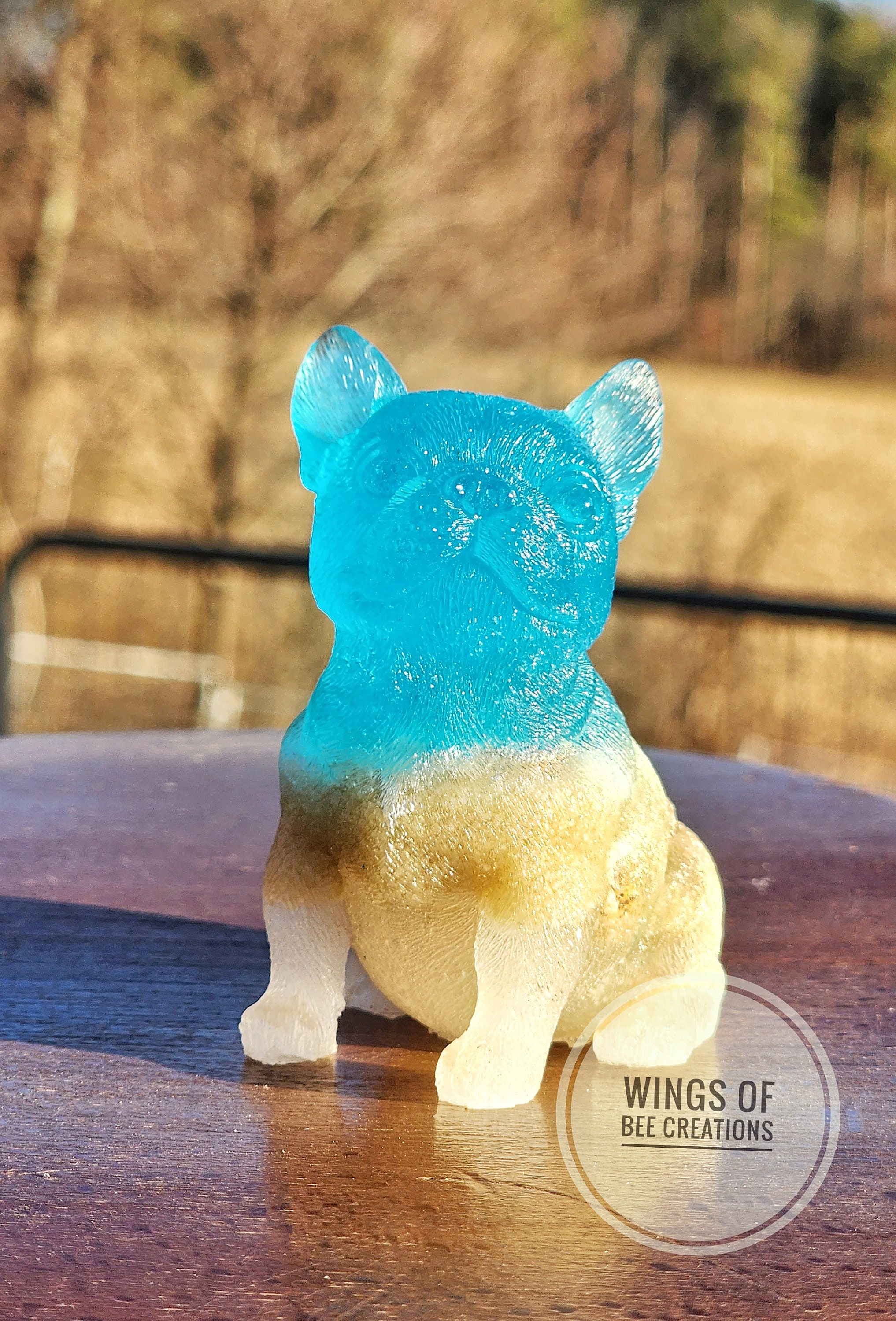Frenchie Statue,under the Sea Decor,sit French Bulldog Sculpture,ocean ...
