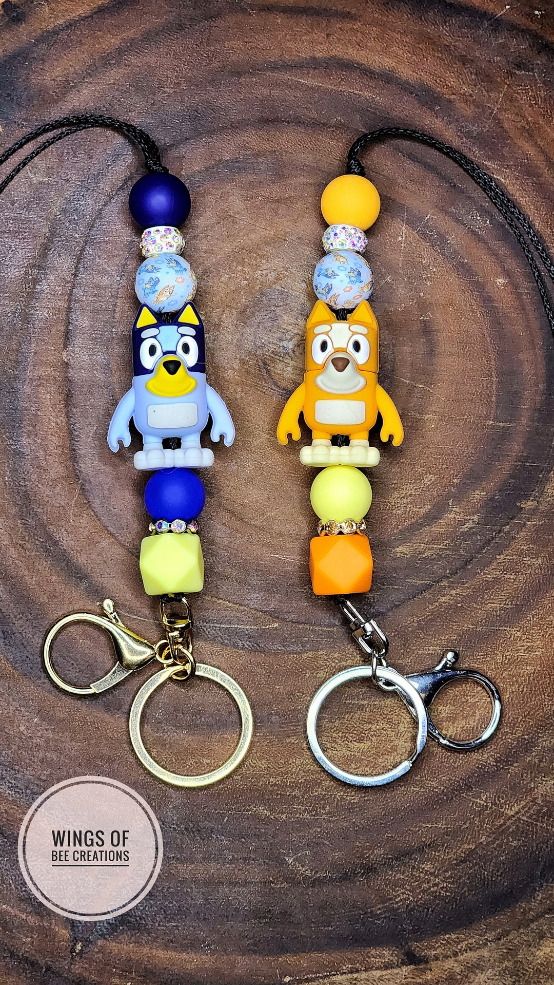 Blue Sisters, VIP 3D Family Lanyard,id Name Tag Holder,school Fashion ...