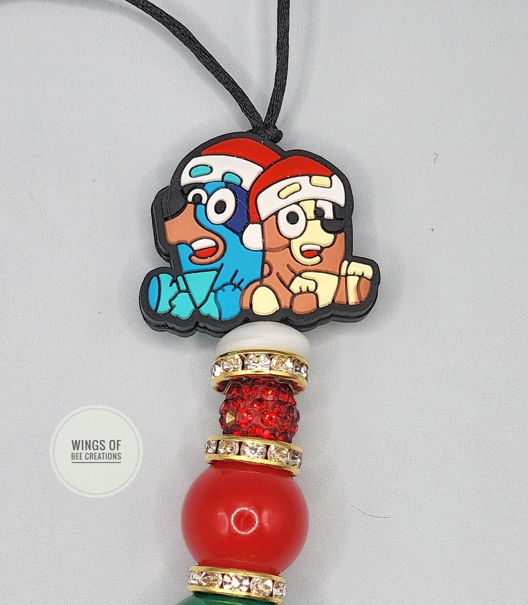 Christmas Bluey Bingo Lanyard VIP Dog Lanyardid Name Tag - Etsy