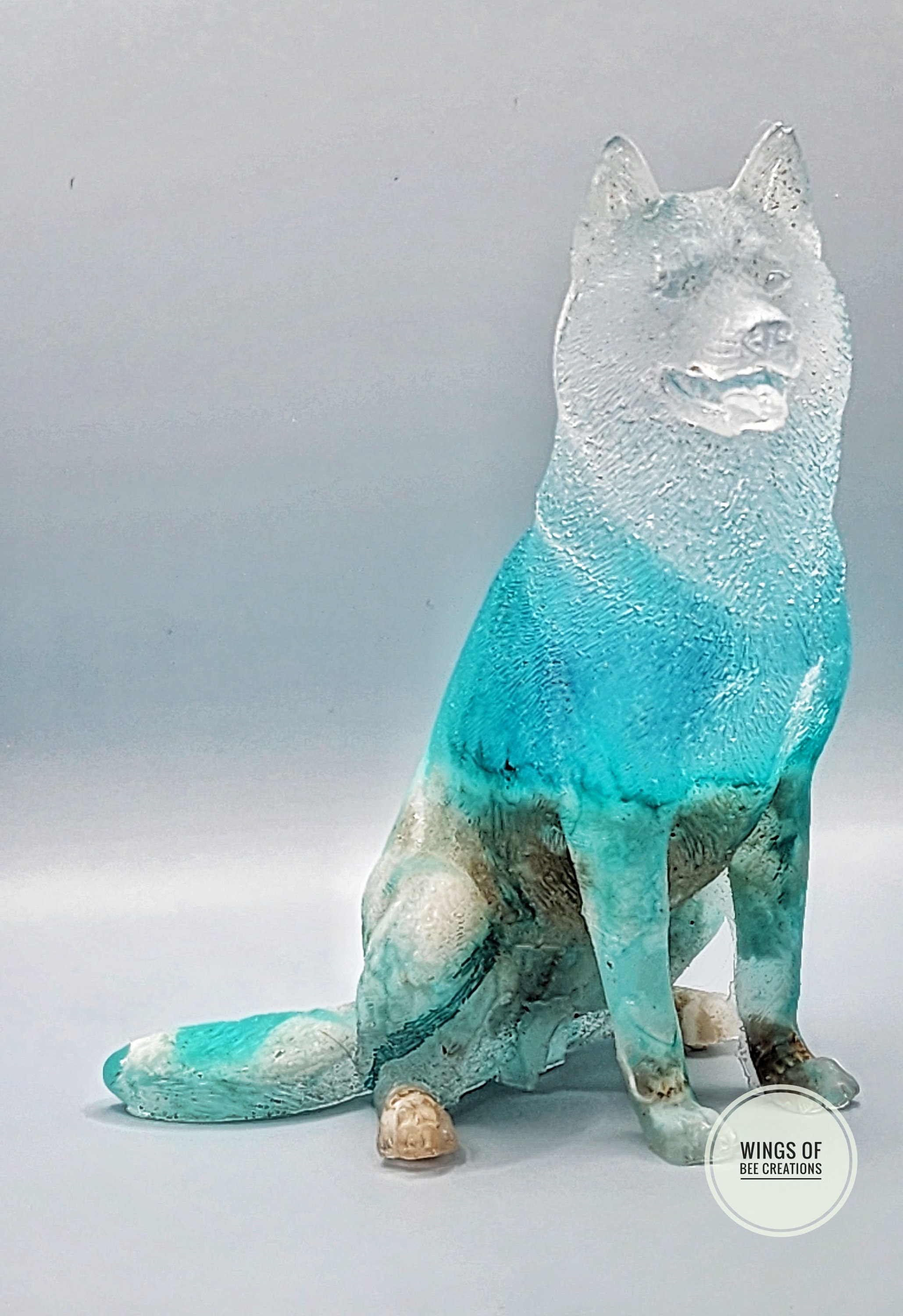 Siberian Husky Figurine Ocean Statueicy Waters Dog Memorial - Etsy