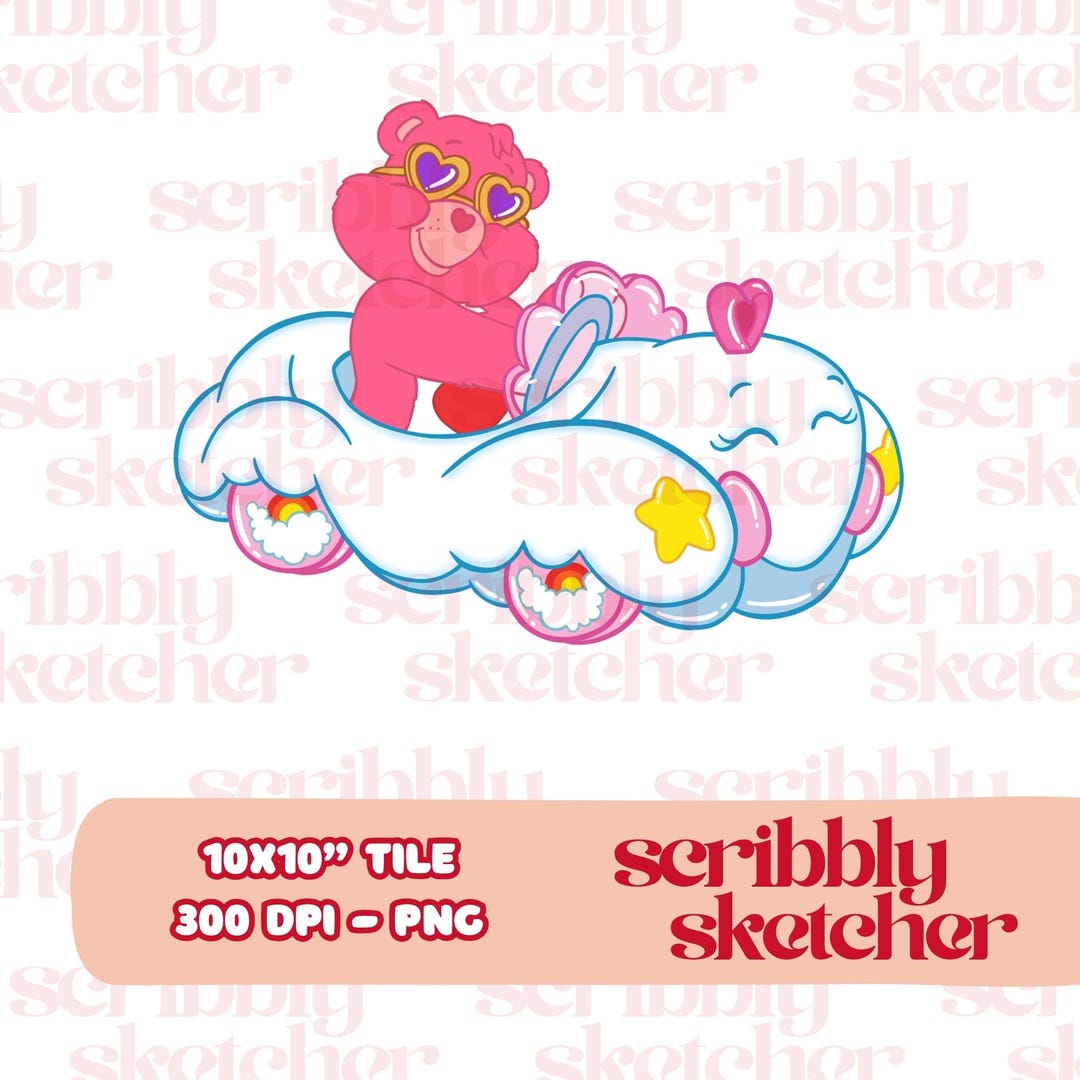 Care Bear Beep Beep | PNG Digital Image ONLY | Sublimation | Uv Dtf ...