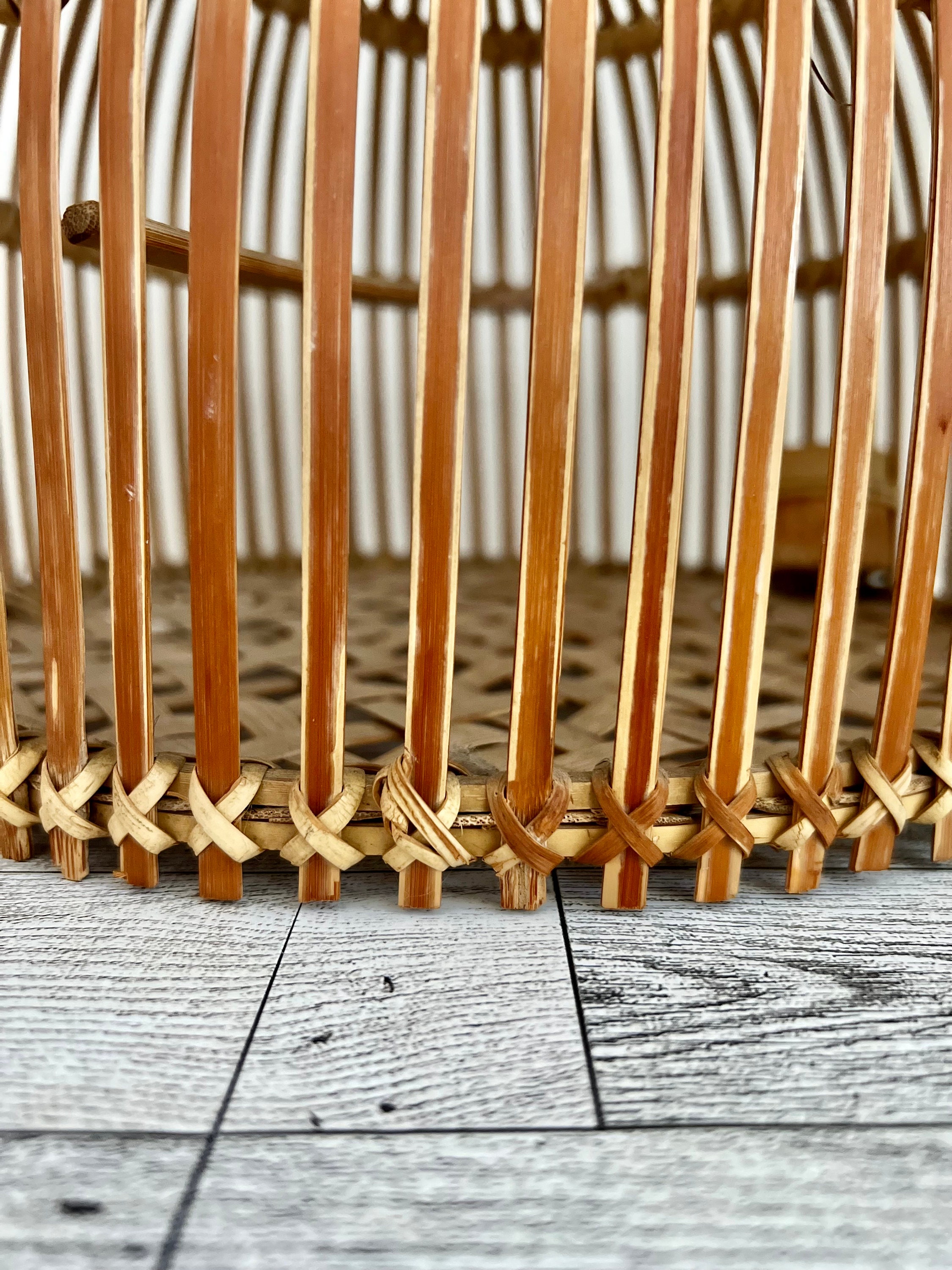 Wicker Bird Cage Rattan Bird Cage Small Round Bird Cage - Etsy