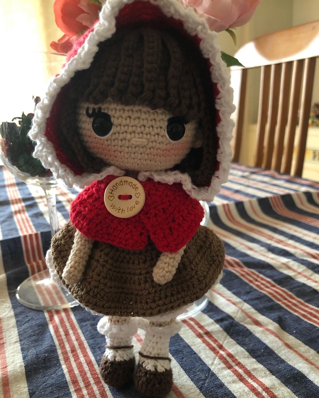 Little Red Riding Hood Crochet Doll - Etsy