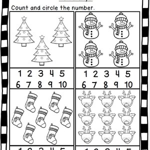 Christmas Counting to 10 Activities, Educational Printables ,learning ...