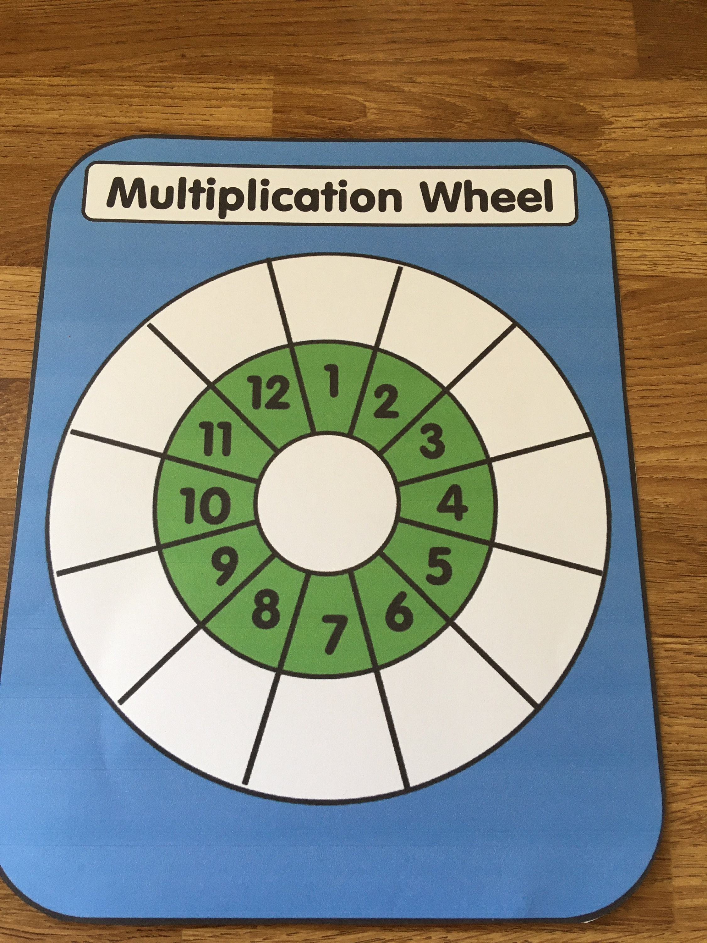 Multiplication Wheel Resources - Etsy