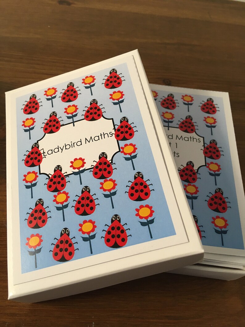 Spring Activity: Early Learning Ladybird Maths Flashcards Matching ...