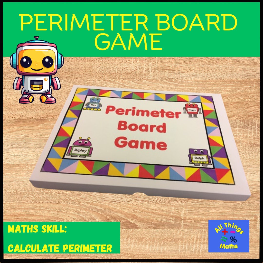 Maths Game: Perimeter - Etsy