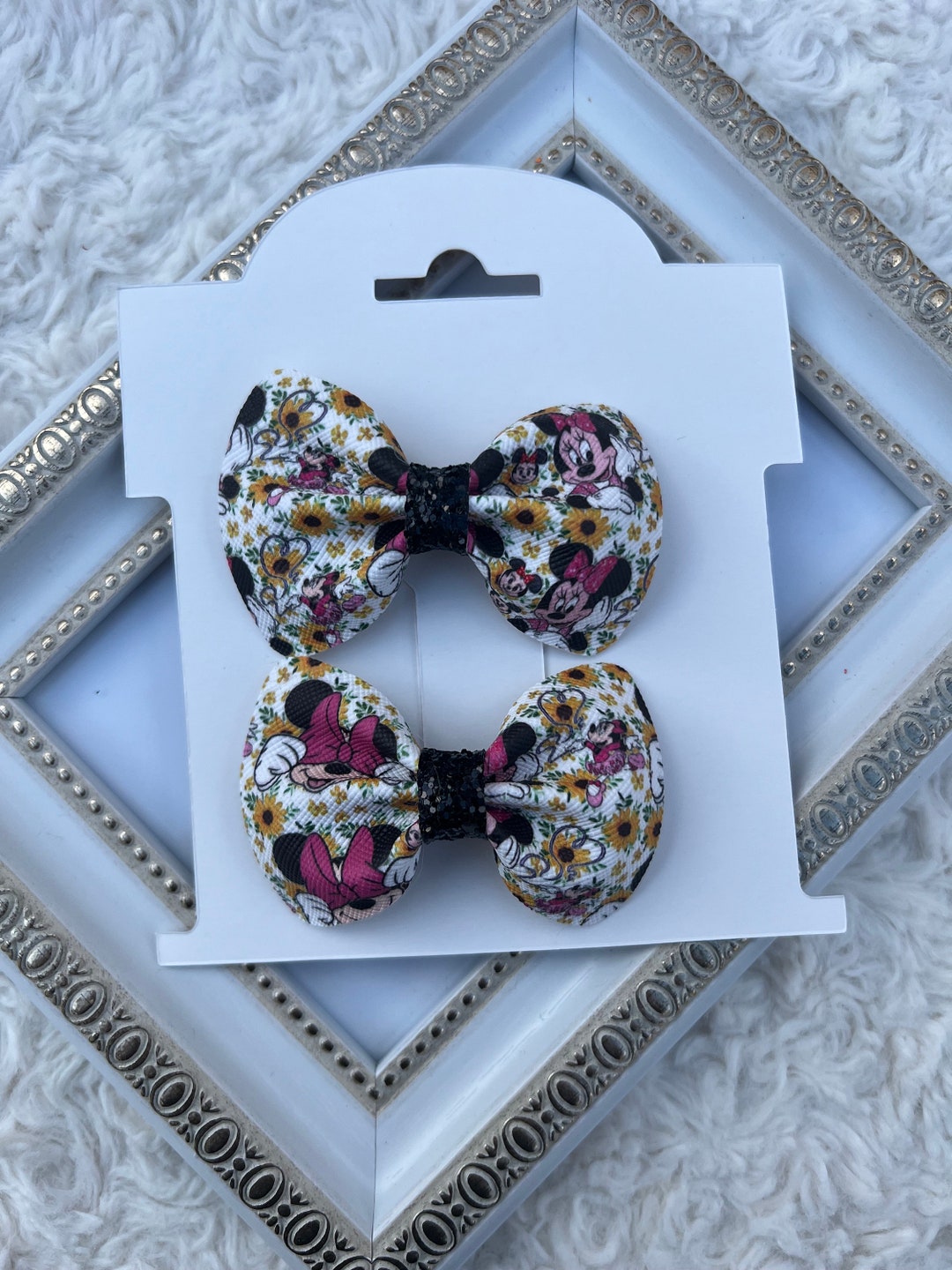 Minnie Pixie Bows/pigtail Bows - Etsy