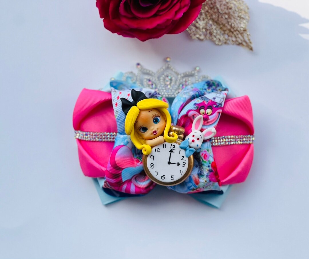 Alice in Wonderland Hair Bow/ Princess Hair Bow/ Alice the First - Etsy