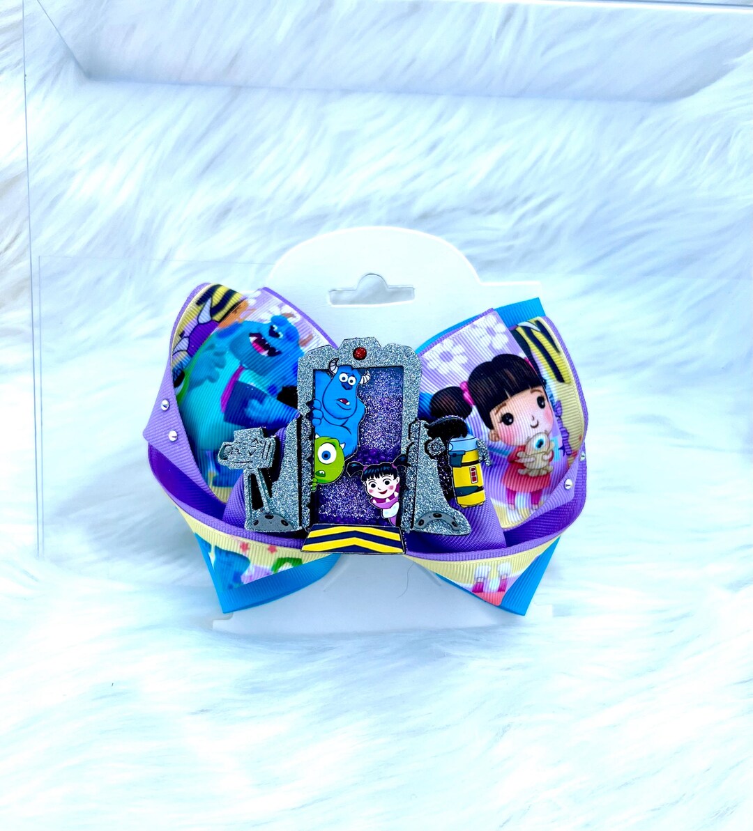 Monsters Hair Bow/ Boo and Friends Hair Bow/ Girls and Toddlers Hair ...