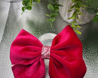 Fuchsia Hair Bow | Etsy